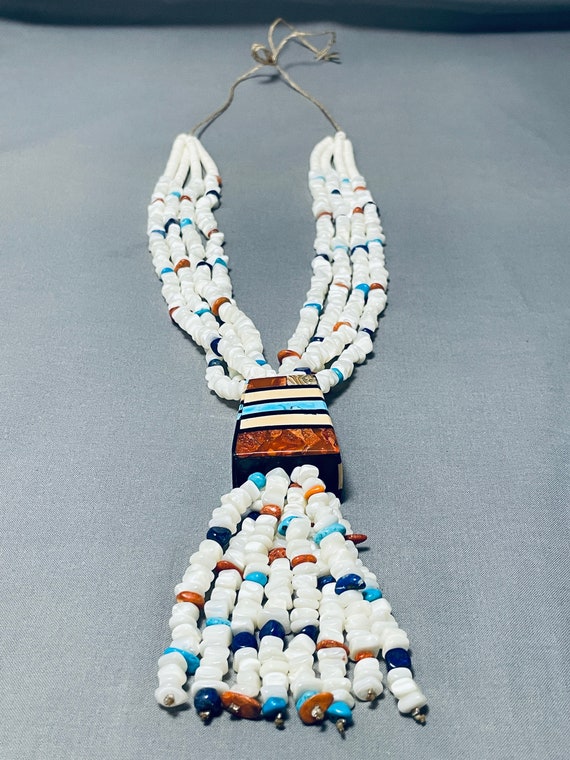 One Of The Most Unique Native American White Stone Tu… - Gem