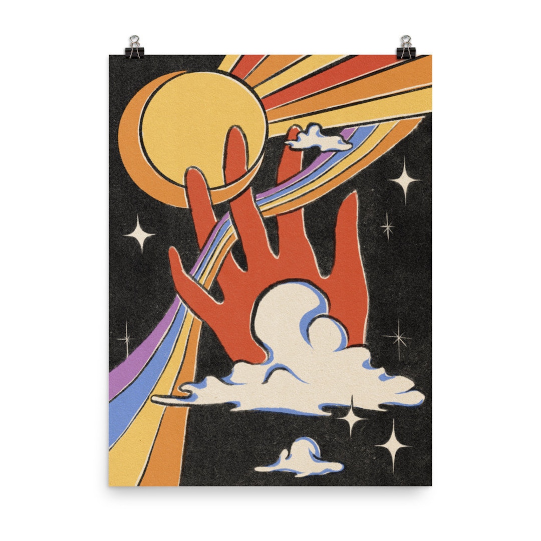 Reaching Through the Stars Poster - Etsy
