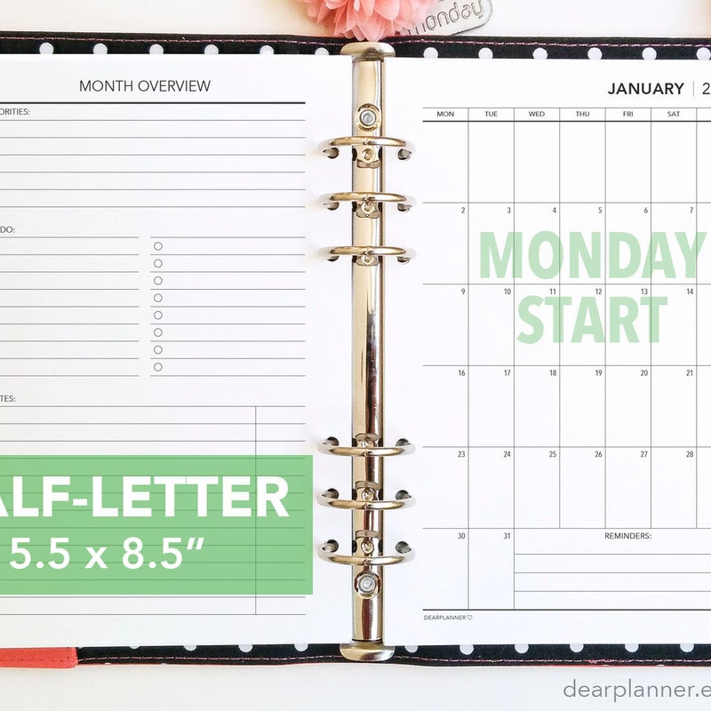 Arc Calendar Refills 2026 - Etsy