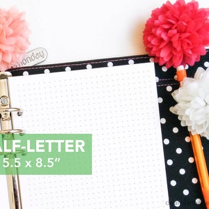 PRINTED Dot Grid Planner Insert 5mm Dot Grid Paper Dotted | Etsy