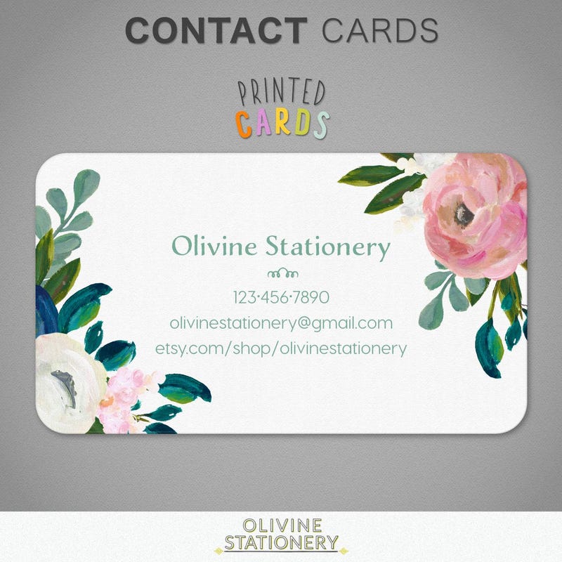Calling Card Design - Etsy