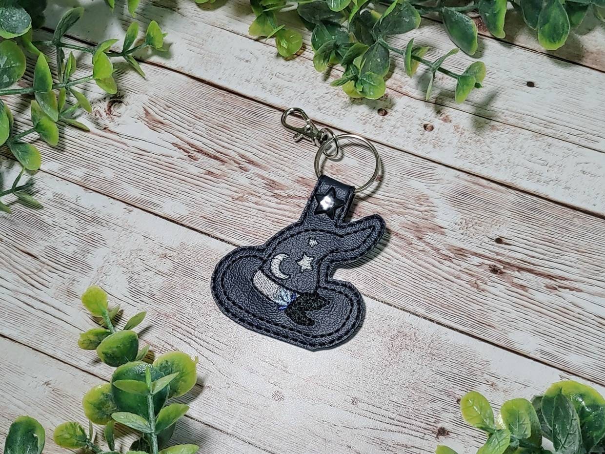 Witch Hat Keychain Witch Keychain Witchy Gift Handmade Key Ring ...