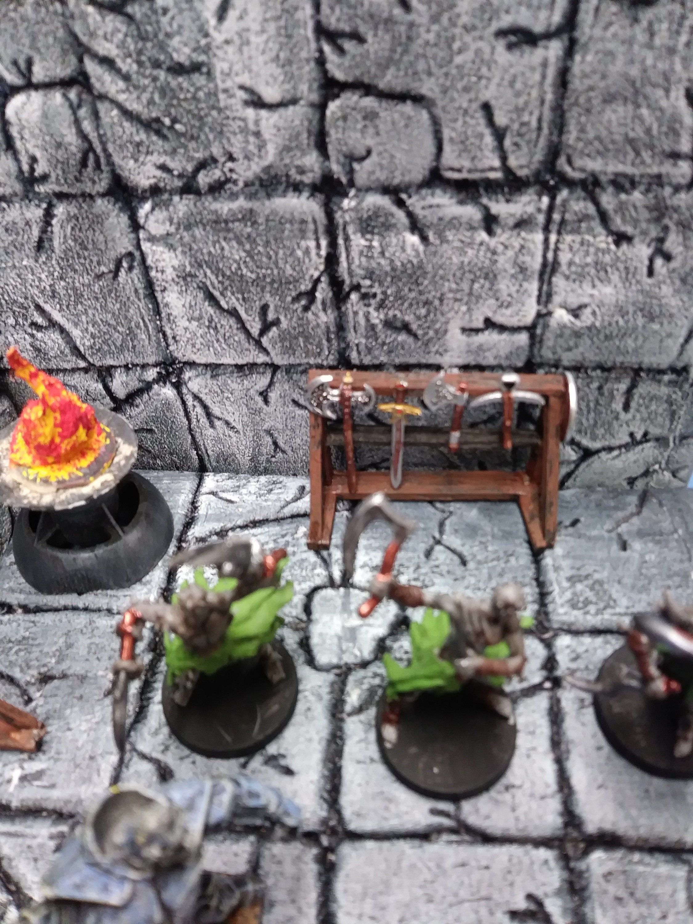 3-D Dungeon Tile Accessory weapon Rack for RPG/ - Etsy UK