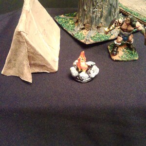 3-D Dungeon Tiles and Accessories - Small Tent Miniature for D&D ...