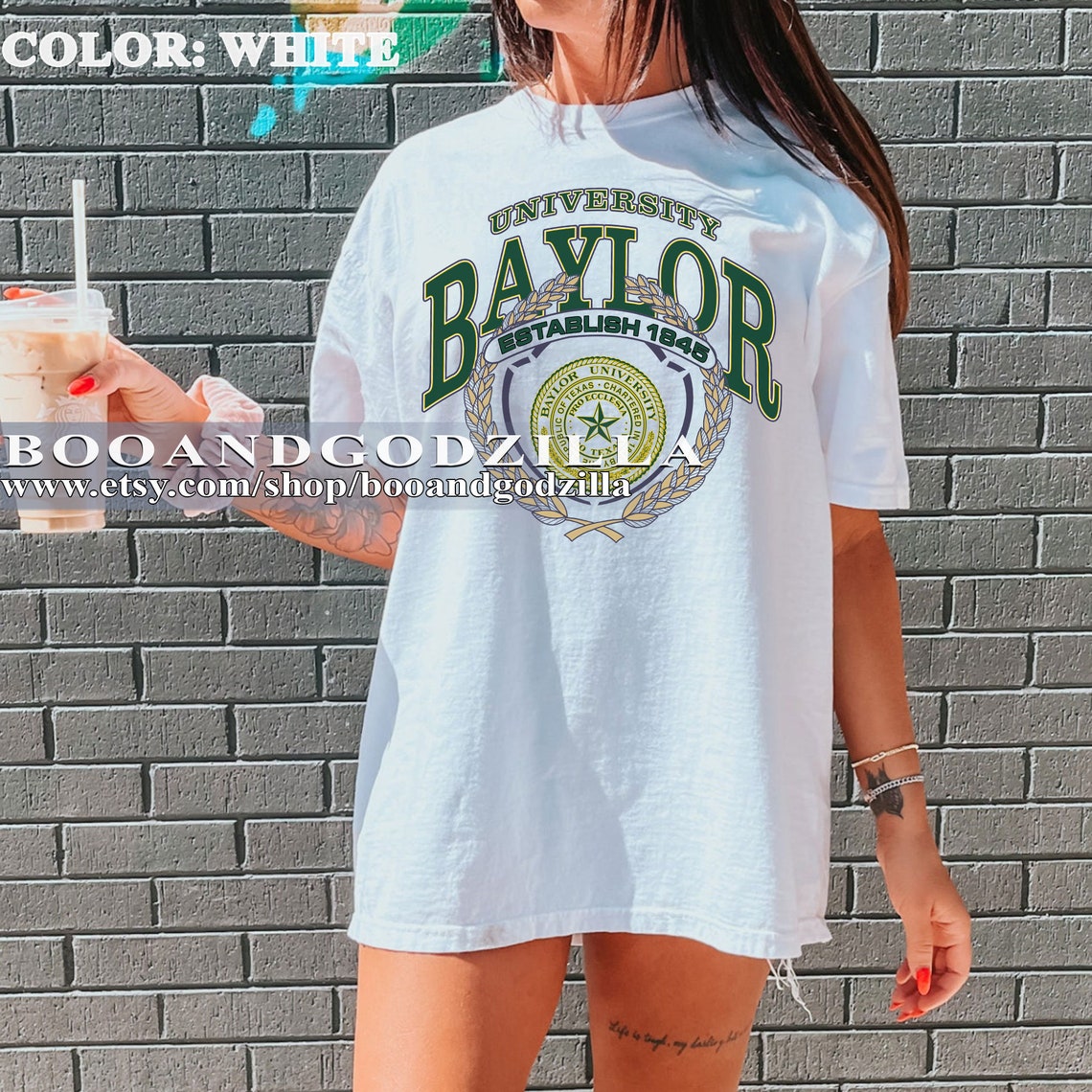 Retro Style Baylor University 1845 Sweatshirt, Baylor University 1845 ...