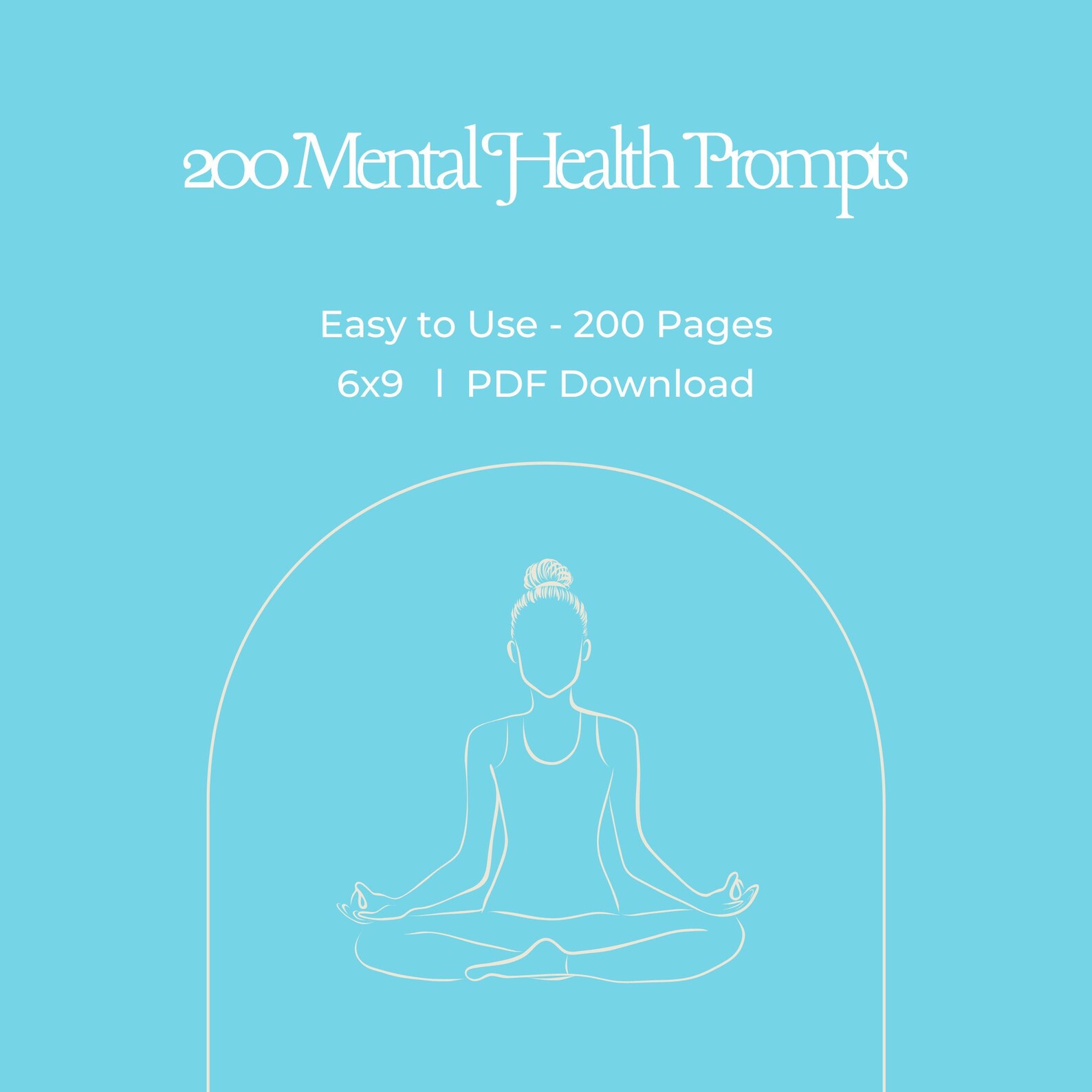 200 Mental Health Prompts L Wellness L Self-care L Awareness L Healing ...