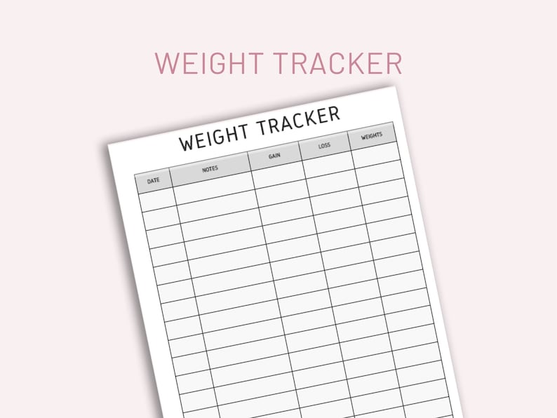 Printable Calories Tracker, Diet Planner Inserts, Food Log, Printable Calorie Journal, PDF ...