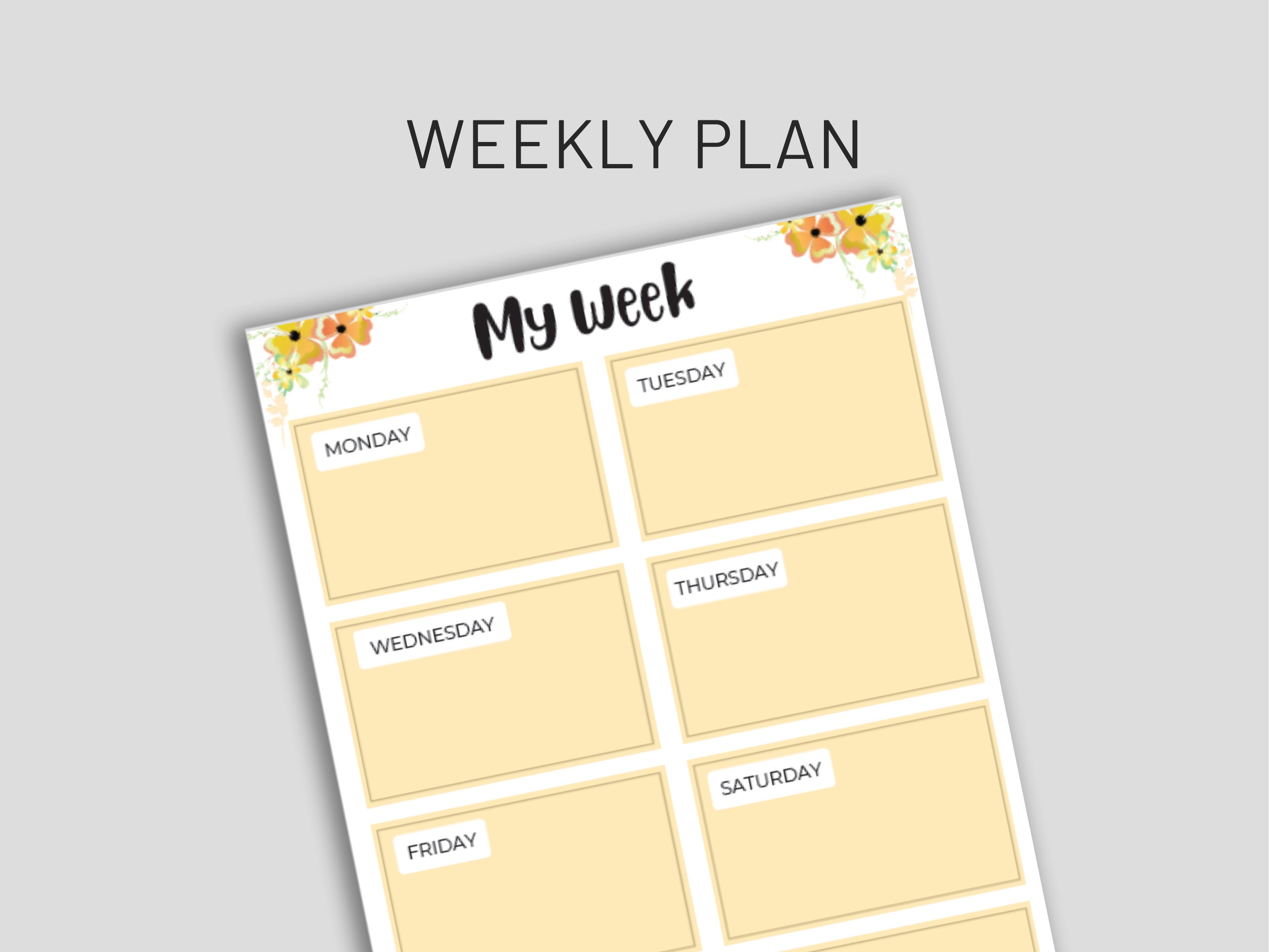 Mini Homeschool Planner Printable, Weekly Plan, Assignment Log, Daily ...