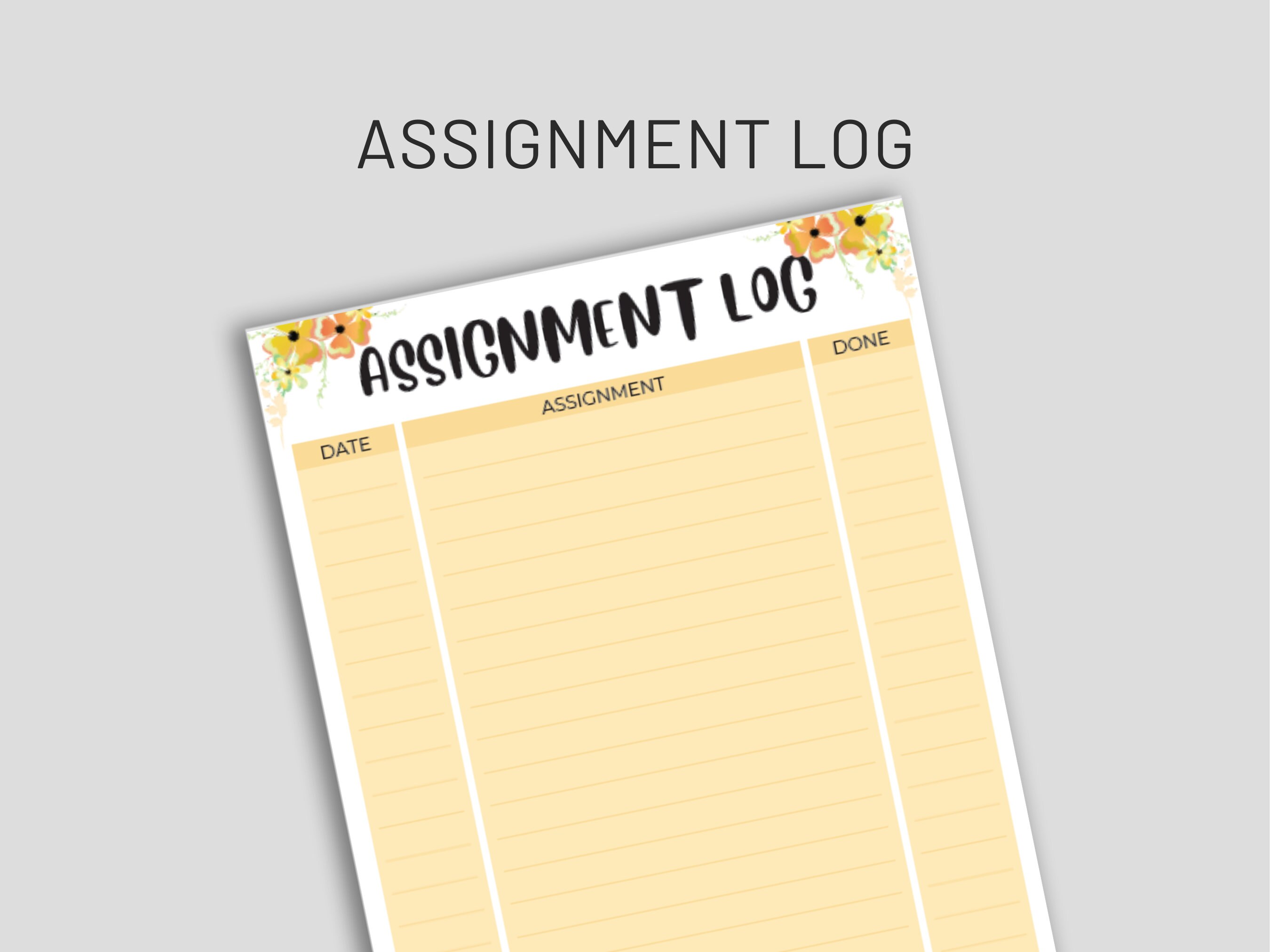 Mini Homeschool Planner Printable, Weekly Plan, Assignment Log, Daily ...