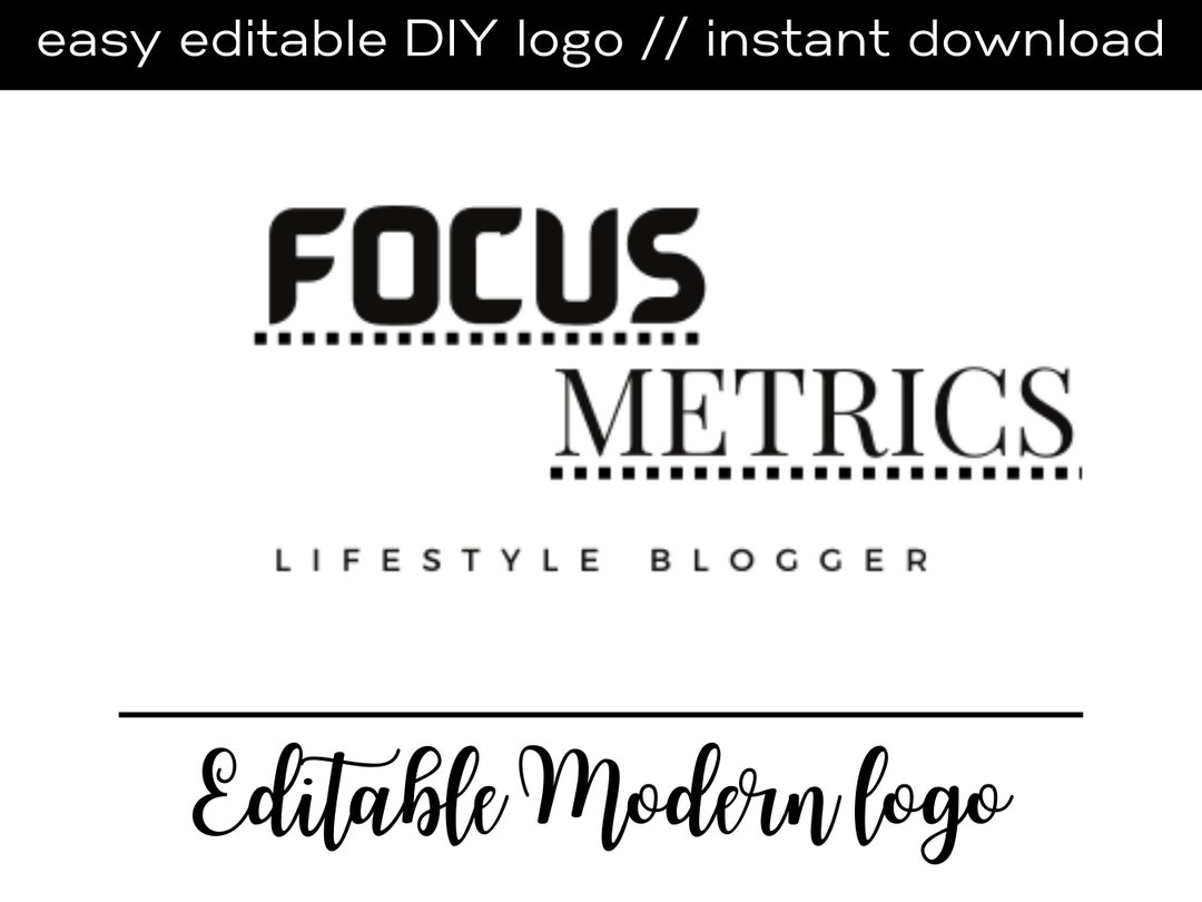 Editable Modern Logo, Editable Premade Logo Design, Modern Logo Design ...