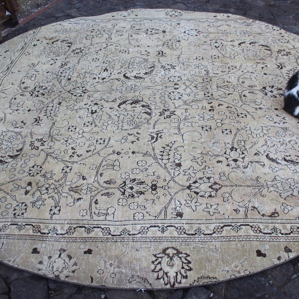 Large Round Rug - Etsy