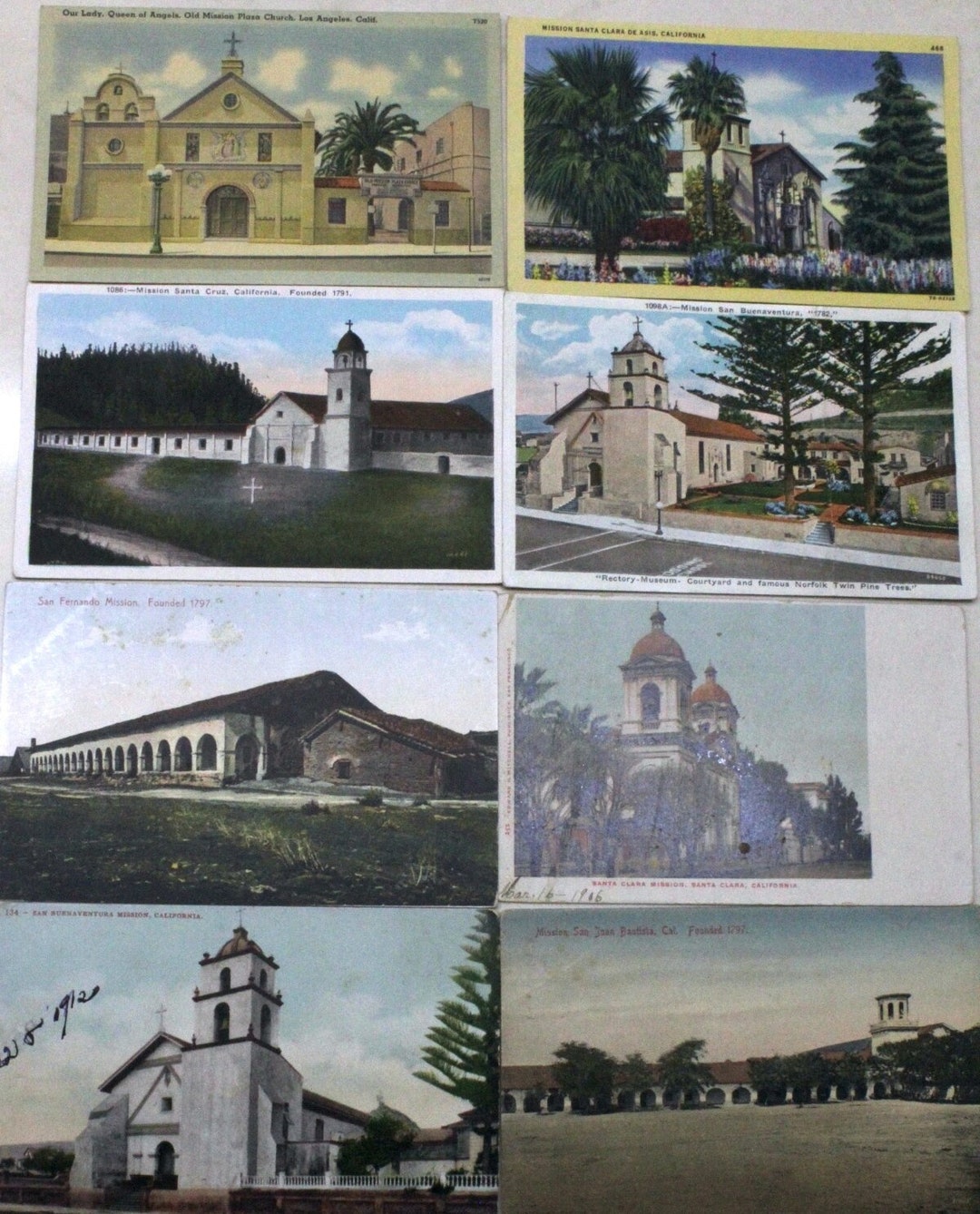 Postcard Collection 1905 Through 1955 All Unposted Color California ...