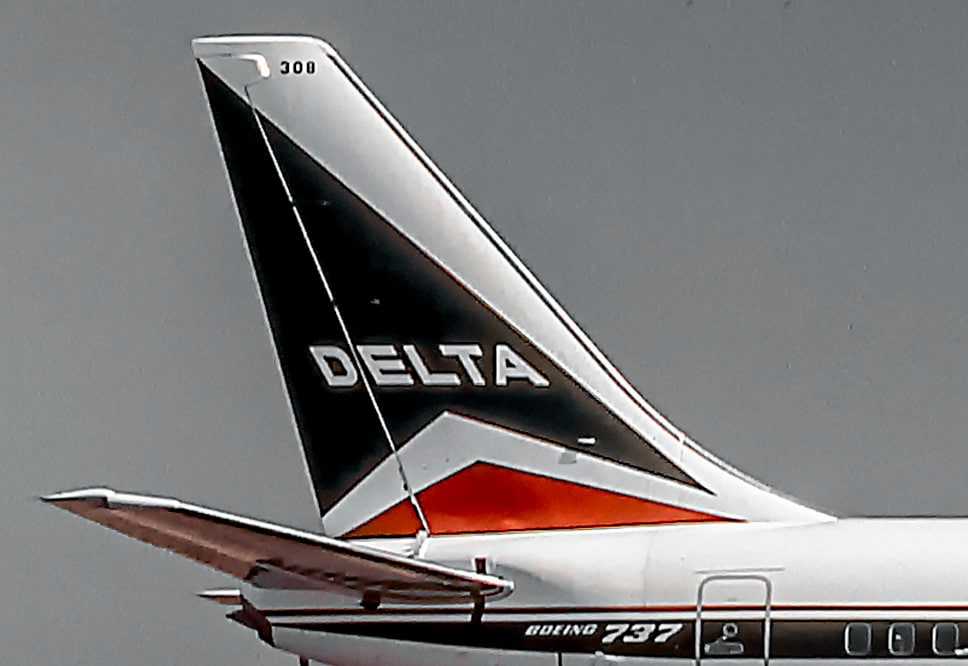 Delta Aircraft Tail Logo Handmade 3.25 X 2.25 Fridge Magnet PMCT4003 - Etsy
