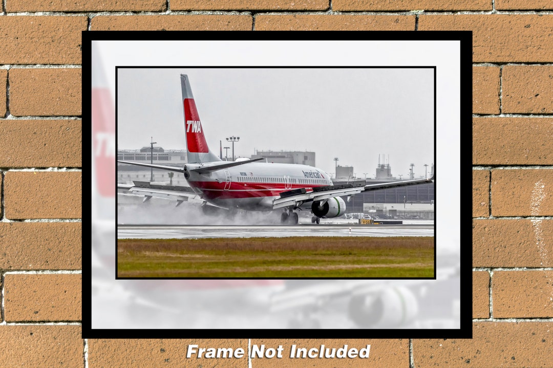 American Airlines TWA Heritage Colors 737-823 11x14 Photograph ...