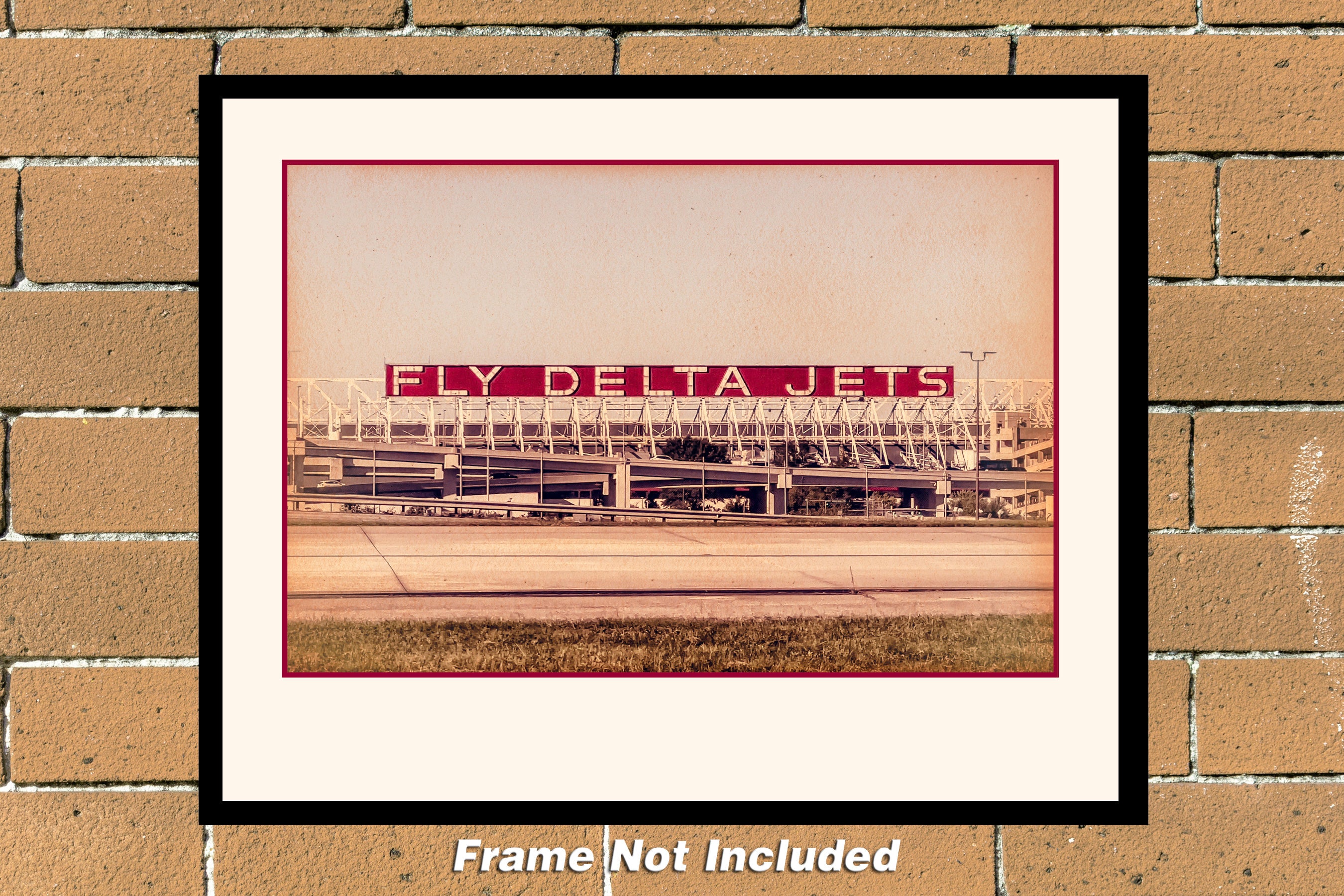 Fly Delta Jets Sign Atlanta GA. 11" X 14" Color Photograph ...