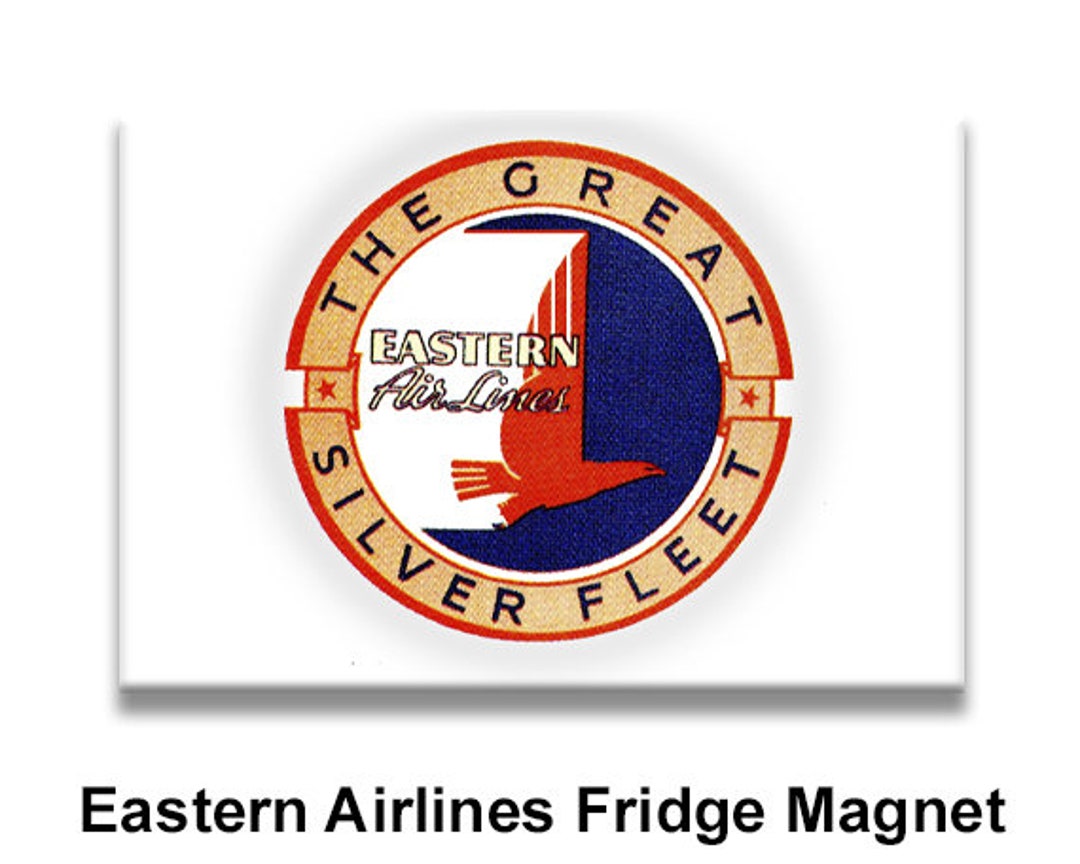 Eastern Airlines Silver Fleet Logo Fridge Magnet (LM14067) - Etsy