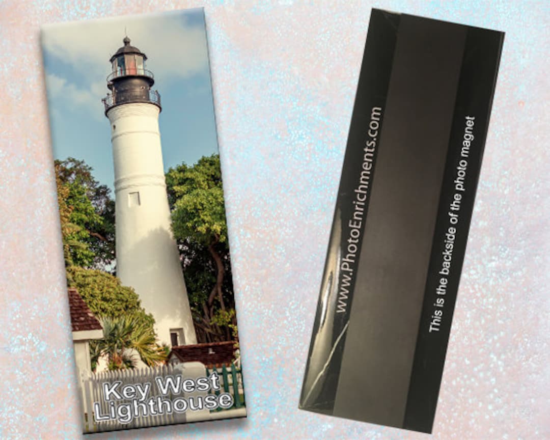 Key West Florida Lighthouse Handmade 2" X 5" Fridge Magnet (PML4760) - Etsy