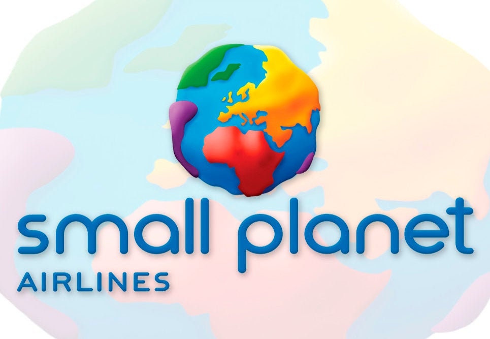 Small Planet Airlines Logo Handmade 3.25x2.25 Fridge Magnet LM14125 ...