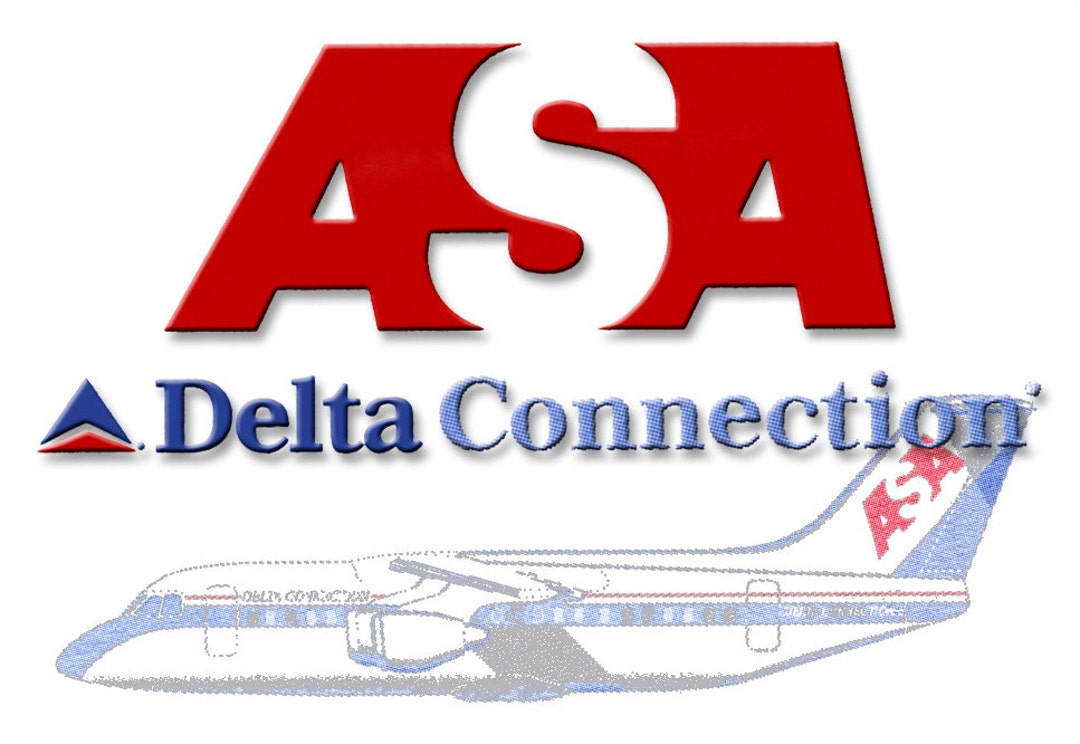 ASA atlantic Southeast Airlines Logo Fridge Magnet LM14051 - Etsy