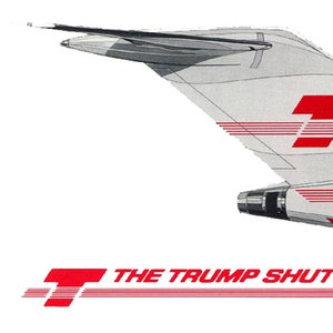 Trump Shuttle Airlines Logo Handmade 3.25 X 2.25 Fridge Magnet LM14038 ...