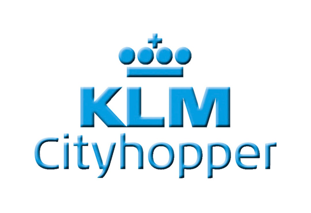 KLM Cityhopper Airlines Logo Handmade 3.25"x2.25" Collectible Fridge ...