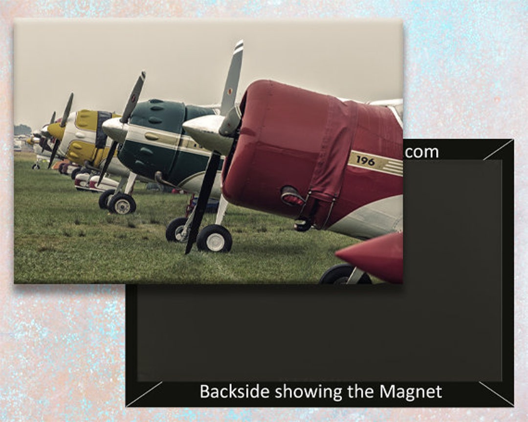 Cessna Line UP Aircraft Handmade 3.25" X 2.25" Fridge Magnet (GM1002 ...