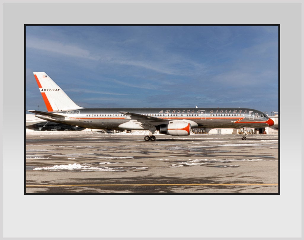 American Airlines Boeing 757-223 11 X 14 Color Photograph N152RGSO11X14 ...
