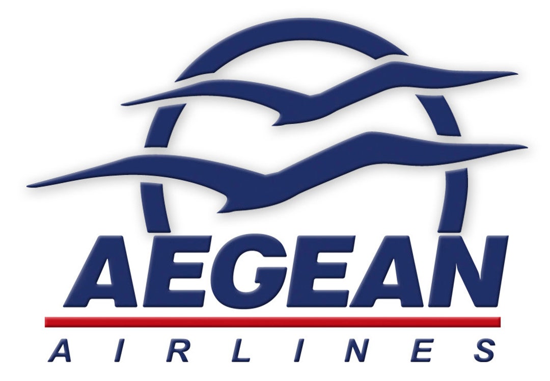 Aegean Airlines Logo Handmade 3.25"x2.25" Collectible Fridge Magnet ...