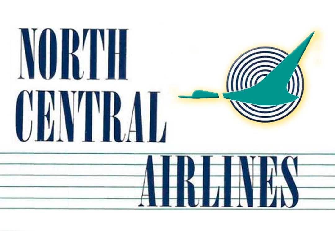 North Central Airlines Logo Handmade 3.25"x2.25" Fridge Magnet (LM14163 ...