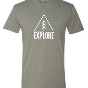 Explore Outdoor Crew Neck Tshirt - Etsy