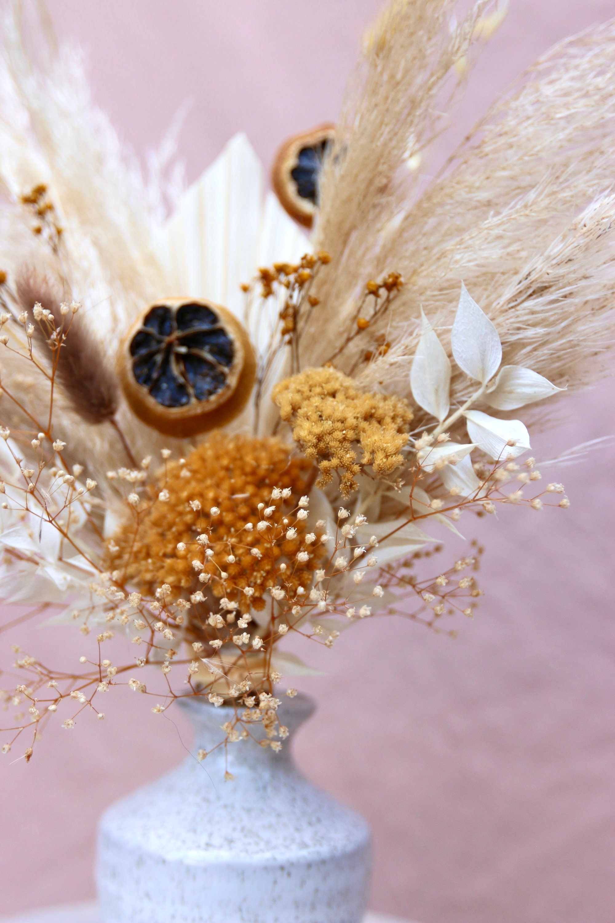 Dried Flower Bouquet Dried Floral Arrangement Preserved Flowers ...