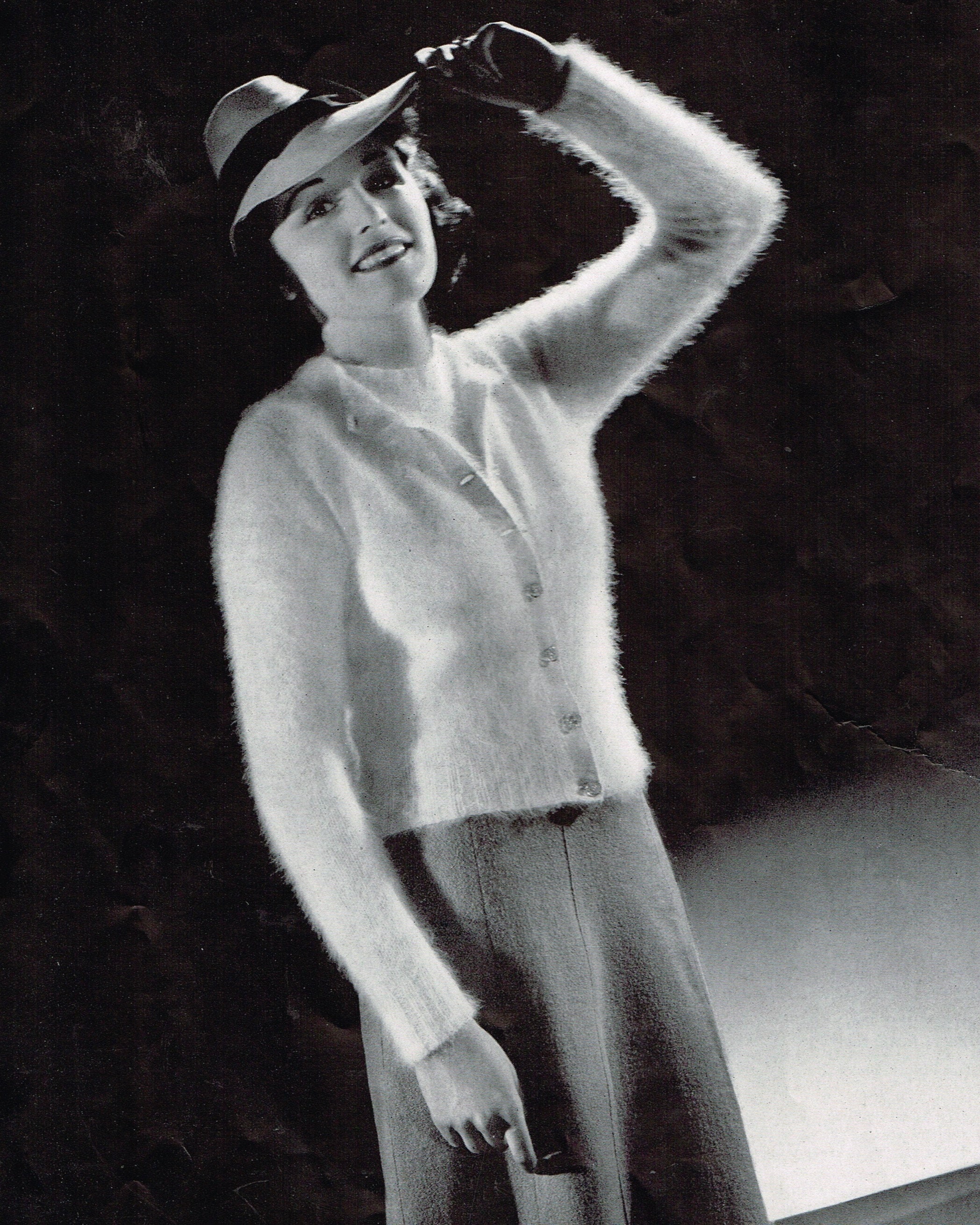 Vintage Women's Knitting Pattern: Angora Twin Set PDF - Etsy UK