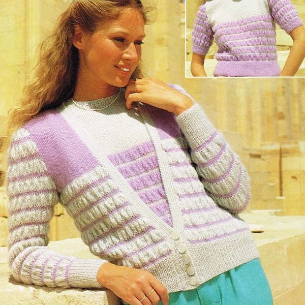 Knit Twin Set - Etsy