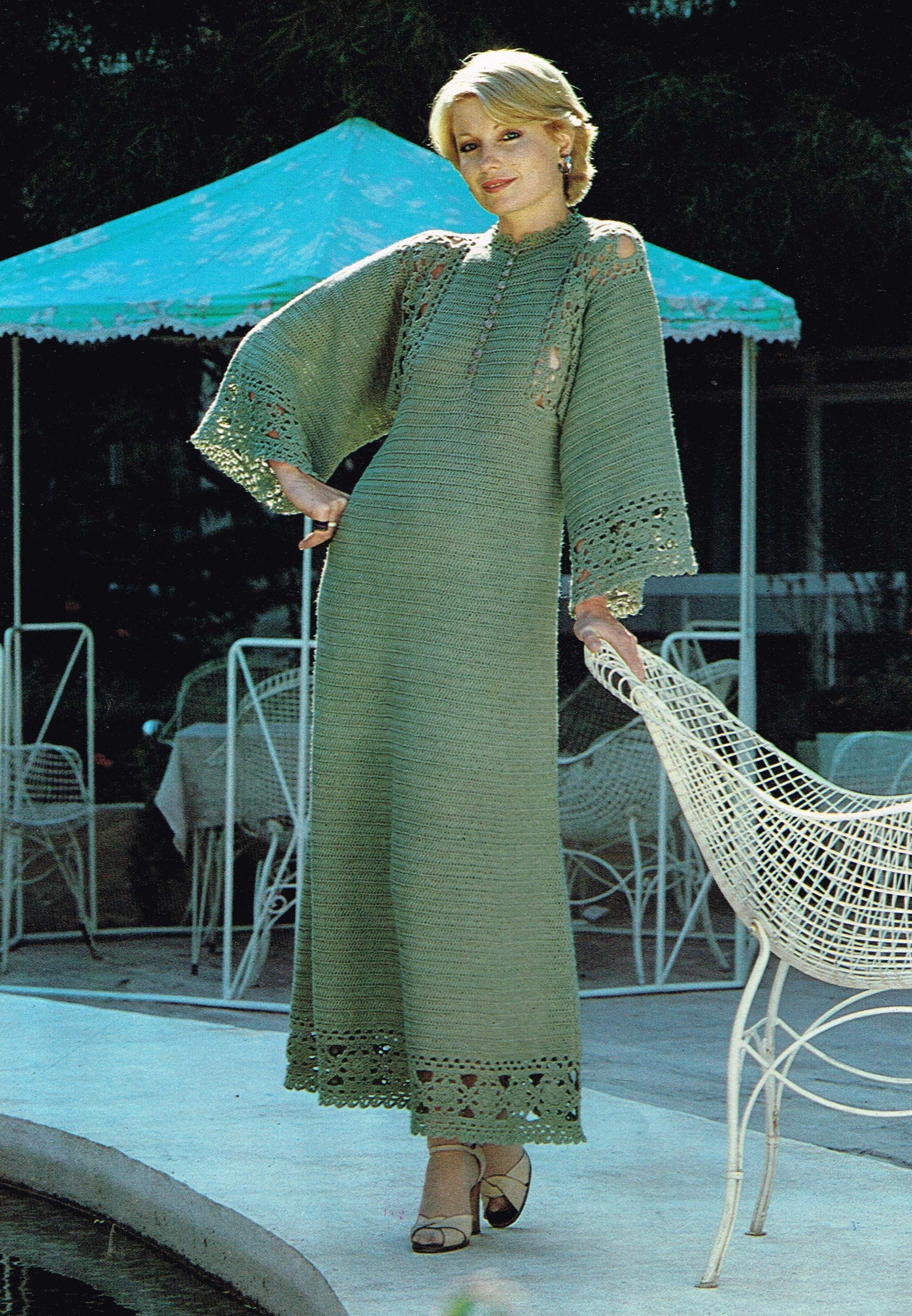 Lace Kaftan: Crochet Pattern PDF Downloadable E-pattern - Etsy Australia
