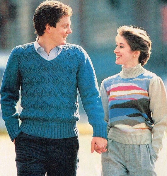 Vintage Beach Knit Scenic Pullover Pattern 1983 Sewing & Fiber Kits ...