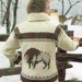 Vintage Men's Knitting Pattern Buffalo Jacket With Seperating Zipper ...