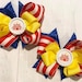 Circus Hair Bow - Etsy