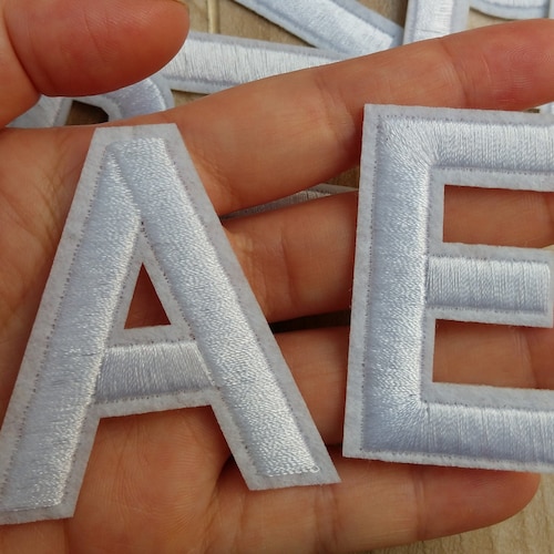 Gold Embroidered Iron on Letters Applique Patchiron on Name - Etsy