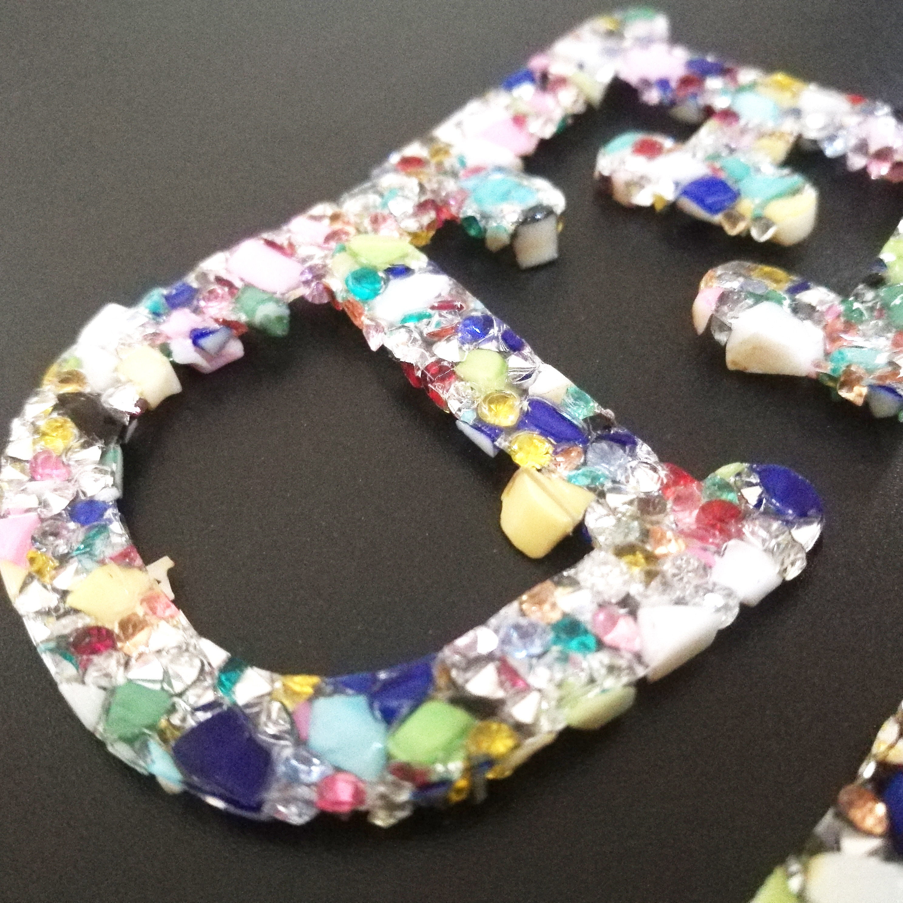 Delicate Embroidery Beaded Letters Sequined Applique - Etsy