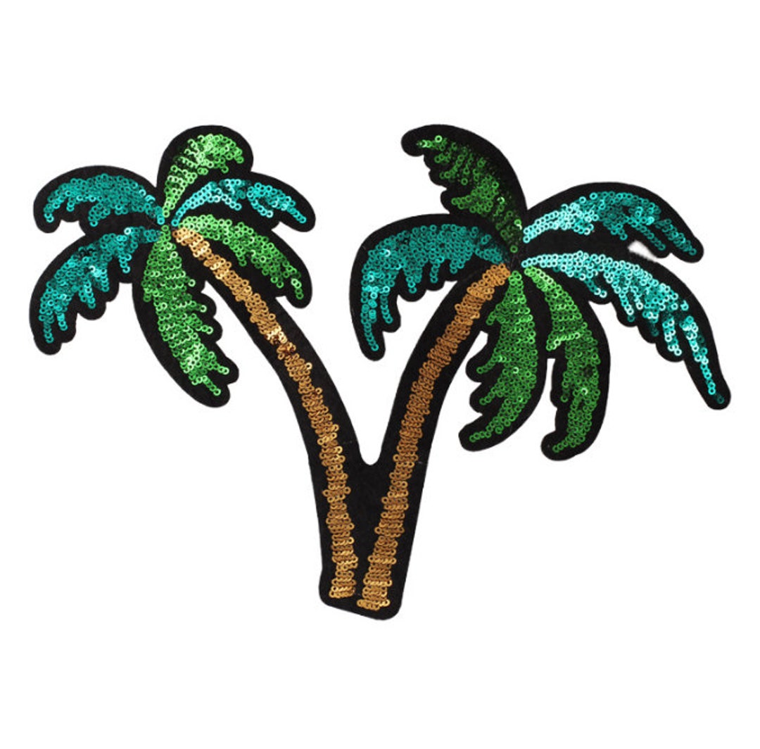 Tree Sequined Embroidery Applique Patch,paillette Patch,sequins Tree ...