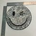 Silver Smile Sequined Applique Patch,paillette Patch,sequins Patch ...