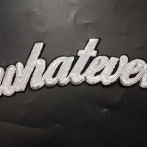 Whatever Sequined Applique Patch,paillette Patch,sequins Supplies for Coat,t-shirt,costume ...