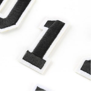 Colorful Embroidered Iron on Numbers Applique Patch,iron on Numerals ...