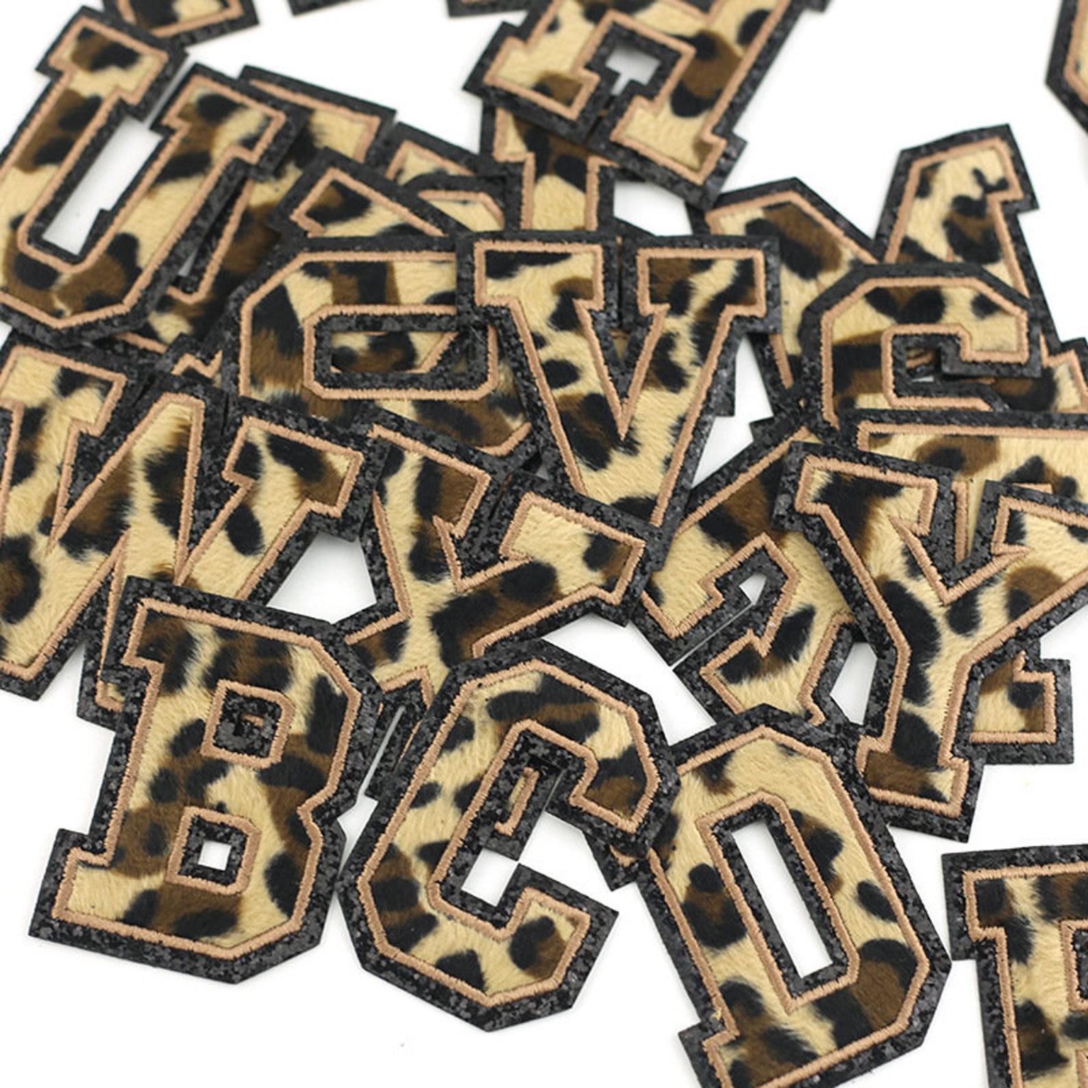 Delicate Embroidered Letter Iron on Applique Patchembroidery - Etsy