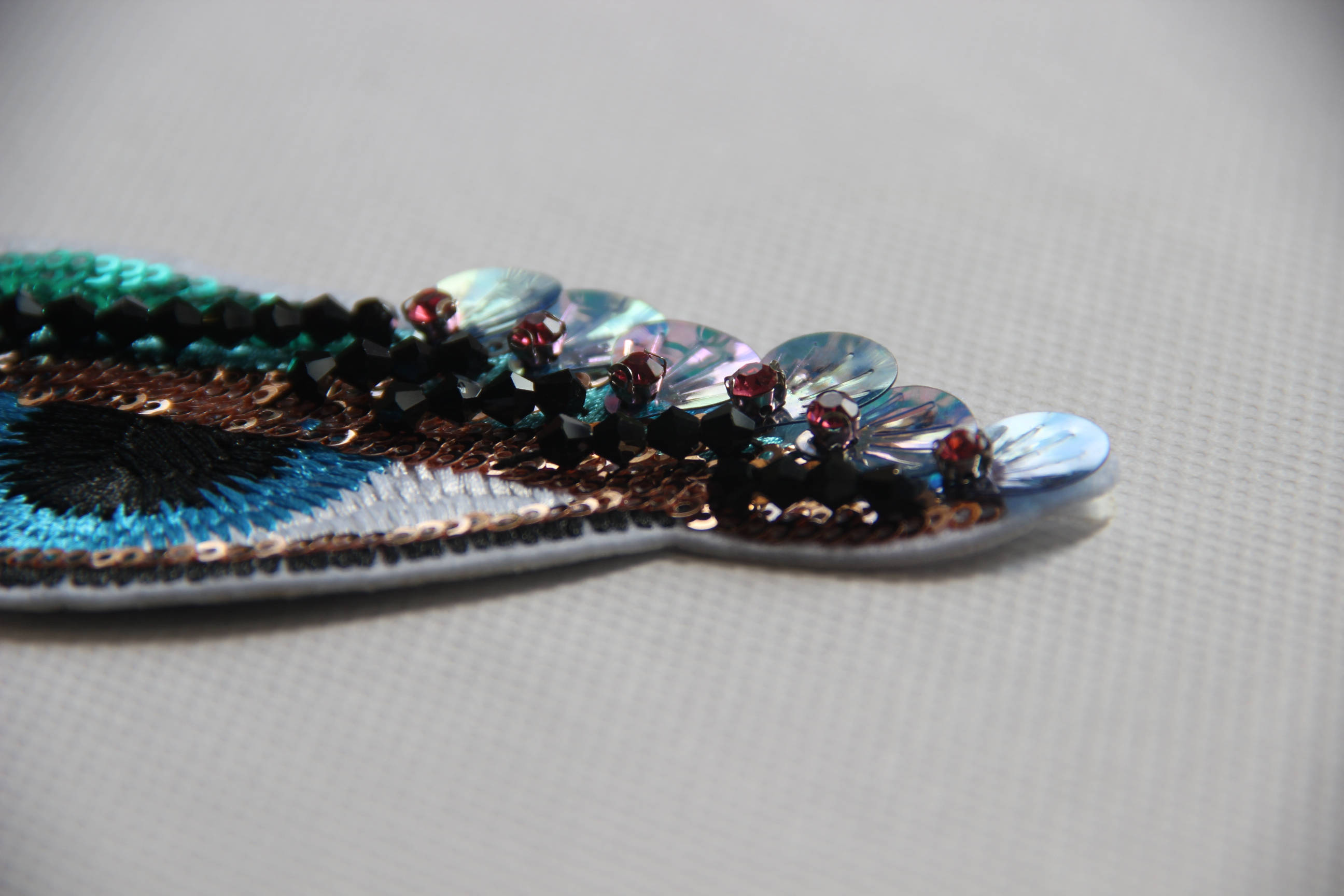 A Pair of Eyes Sequined Applique Patchpaillette Patchsequins - Etsy