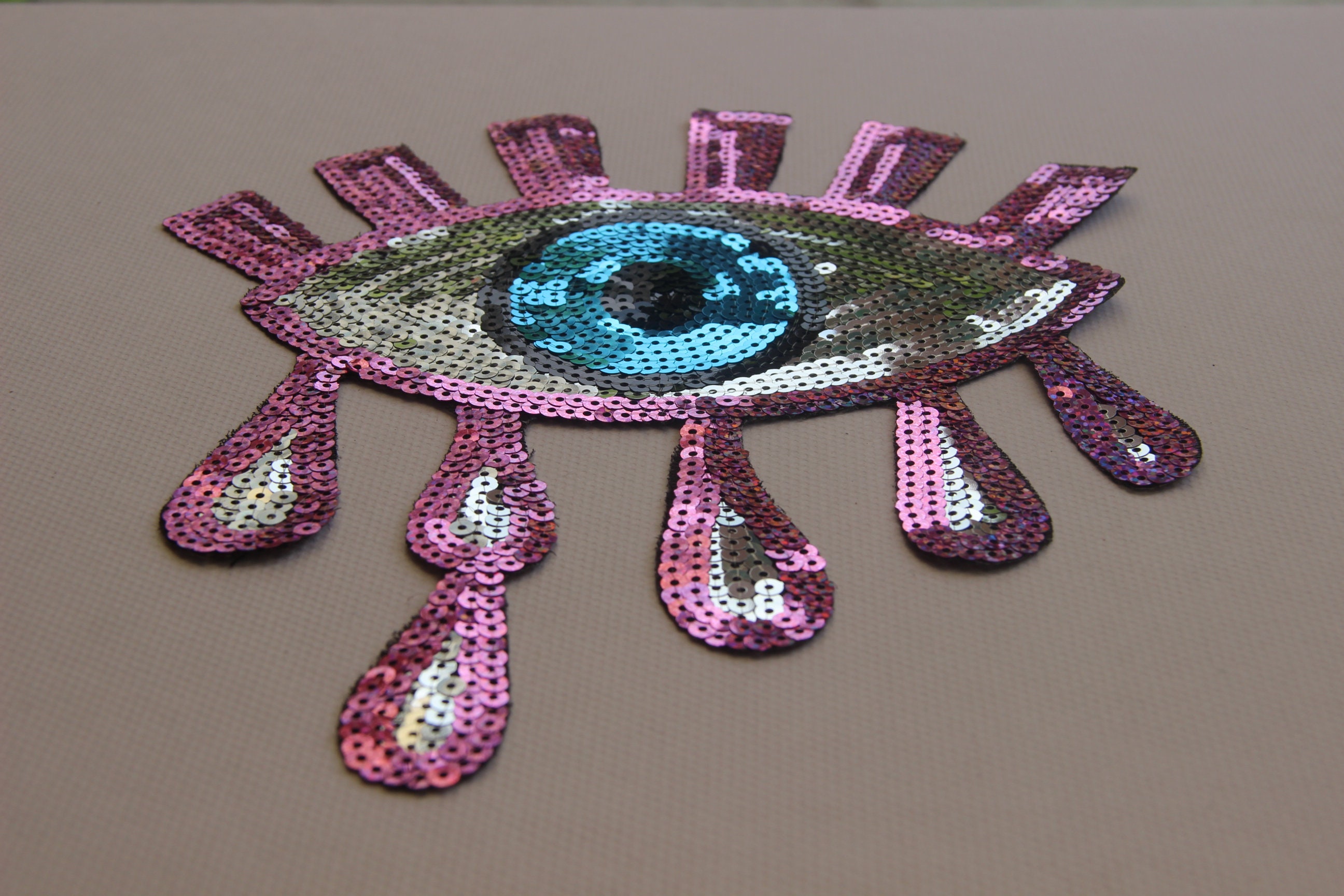 Delicate Eye Sequined Applique Patchpaillette Patchsequins - Etsy UK