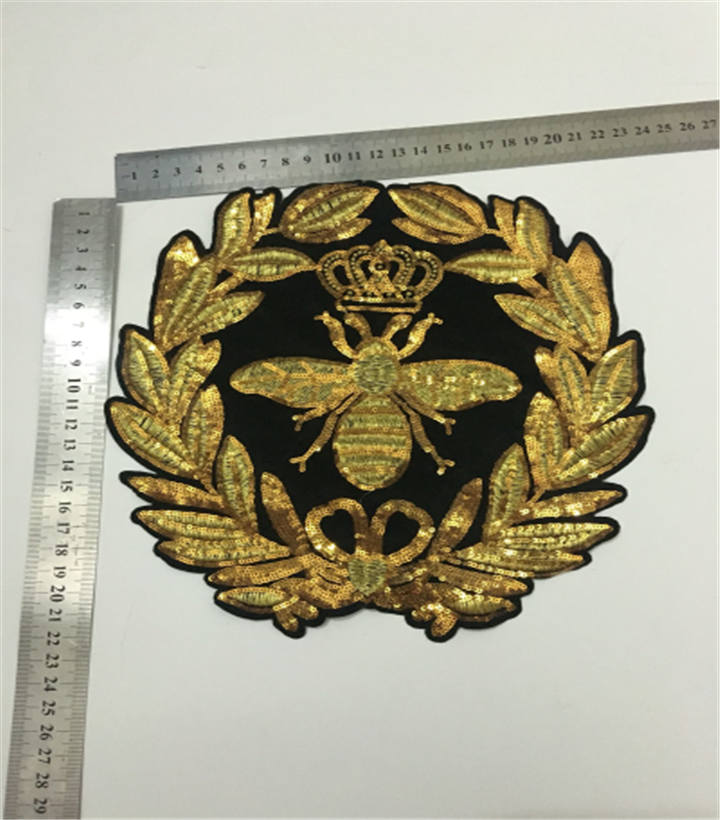 Crown Bee Sequined Applique PatchesSequins Patch Supplies for | Etsy