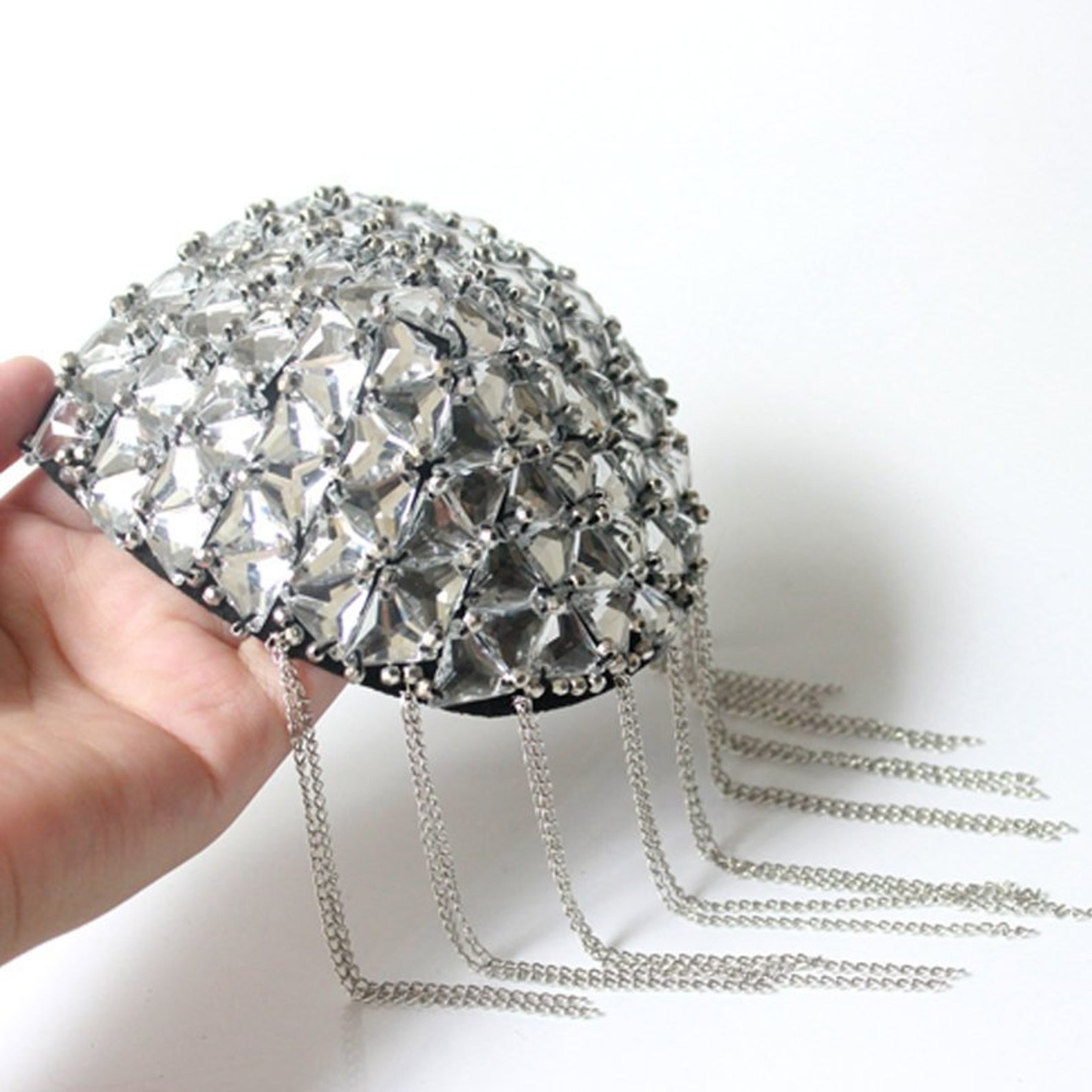 A Pair of Silver Tassels Epaulethandmade Shoulder Padsilver - Etsy