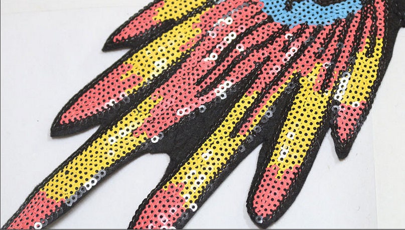 Large Flying Eagle Sequined Applique Patchpaillette - Etsy