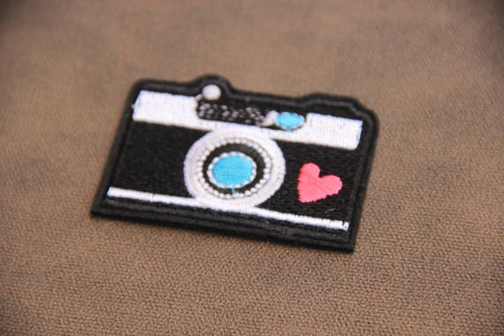 Camera Embroidery Iron on Applique Patchembroideried Patch | Etsy
